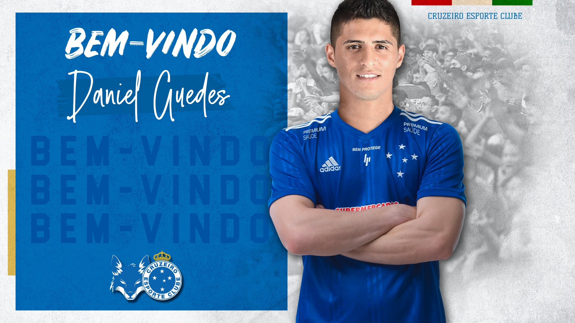 Cruzeiro anuncia a contratação do lateral Daniel Guedes - Diário do Peixe