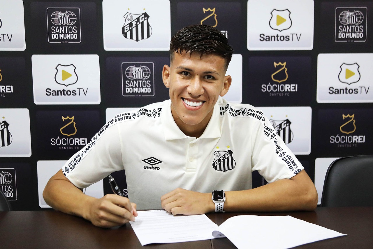 Zabala cita Neymar e fala em viver um sonho no Santos