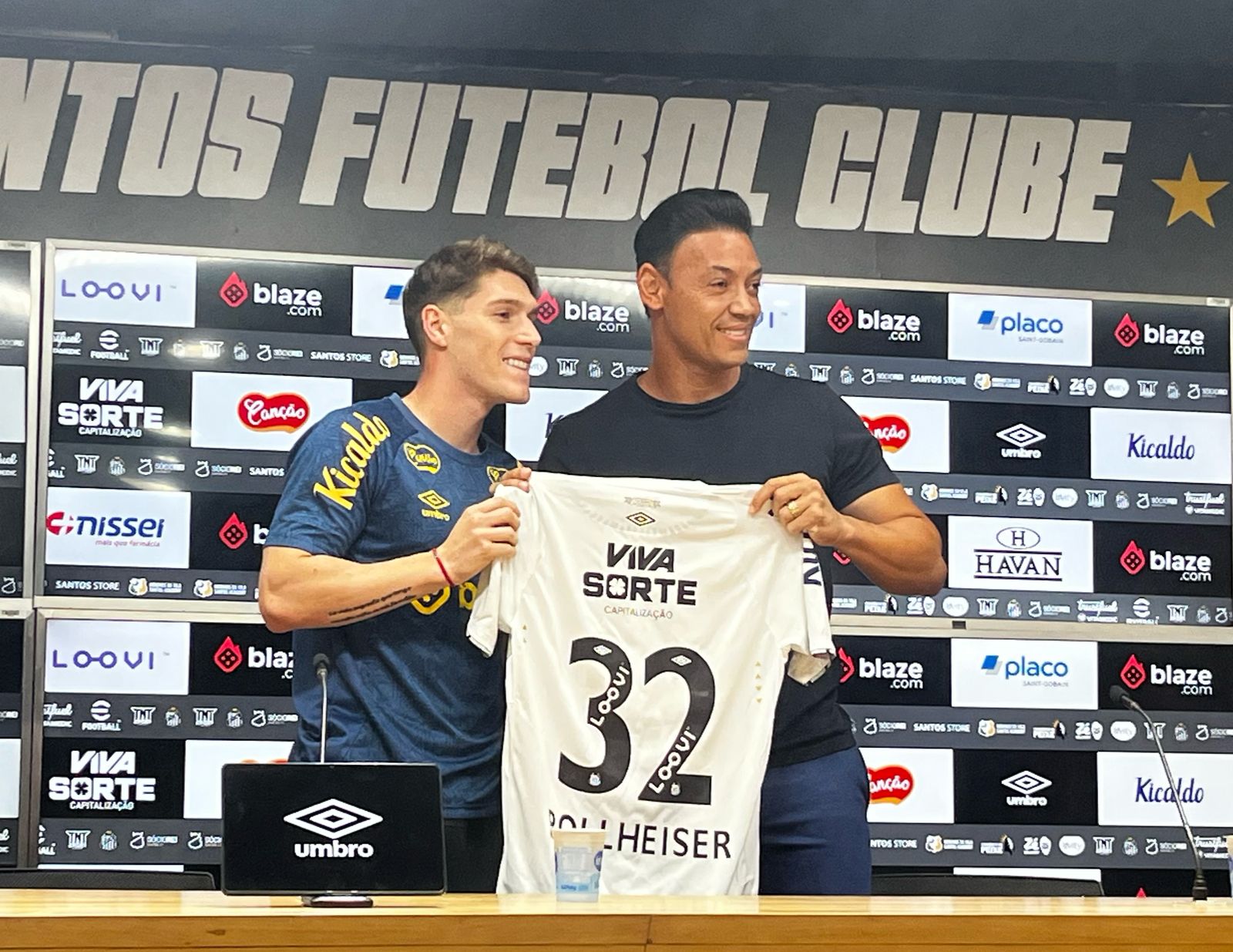 Rollheiser é apresentado no Santos e destaca papel de Caixinha na ...